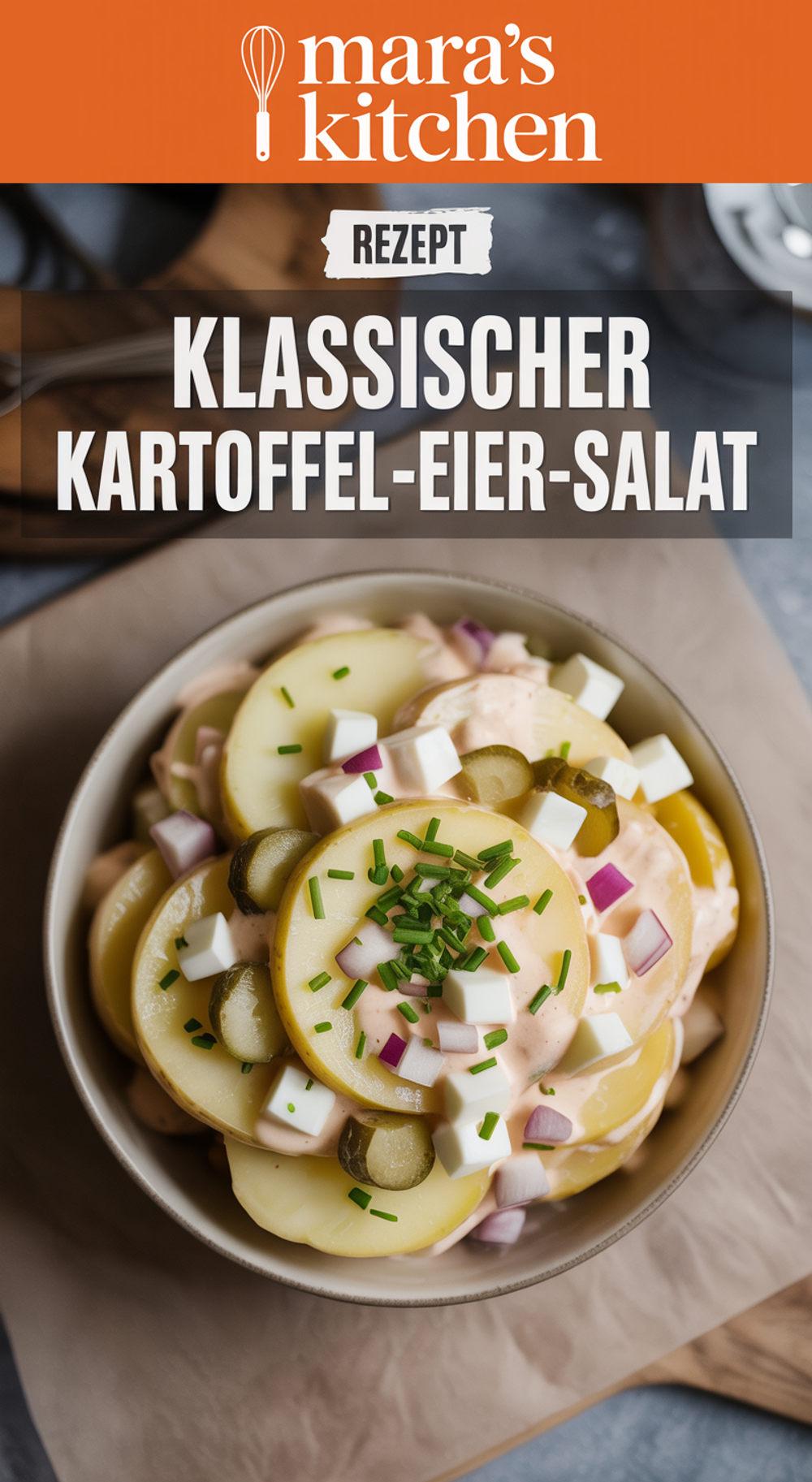 Kartoffel-Eier-Salat Rezept – cremig, einfach & wie bei Oma