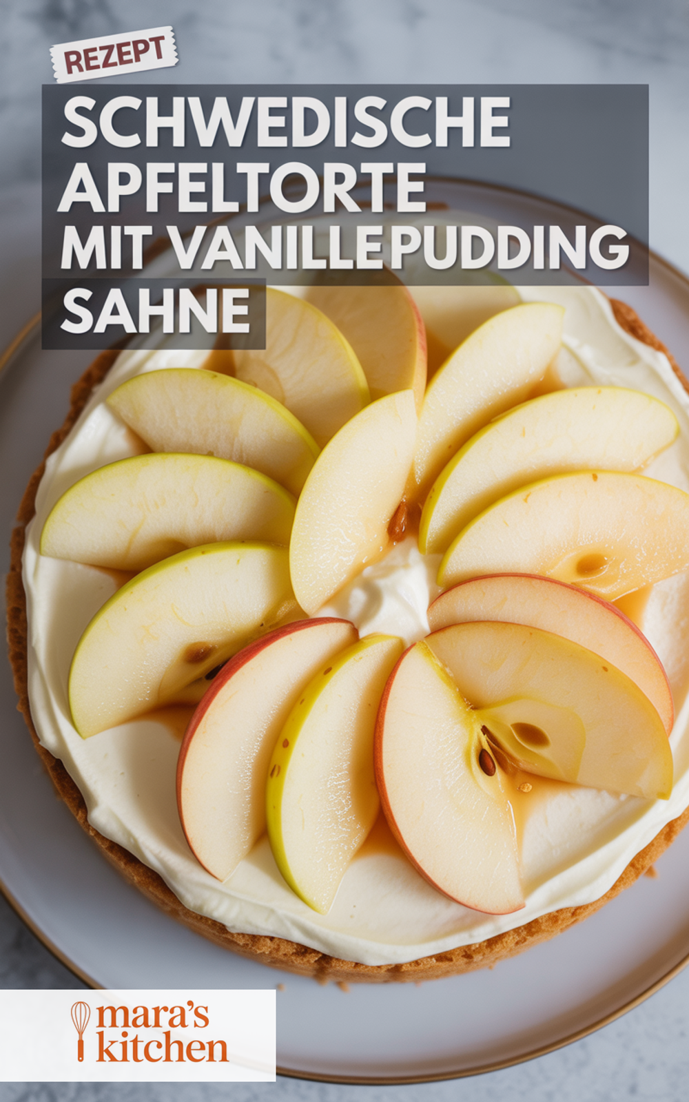 Schwedische Apfeltorte Rezept – cremig, fruchtig & einfach