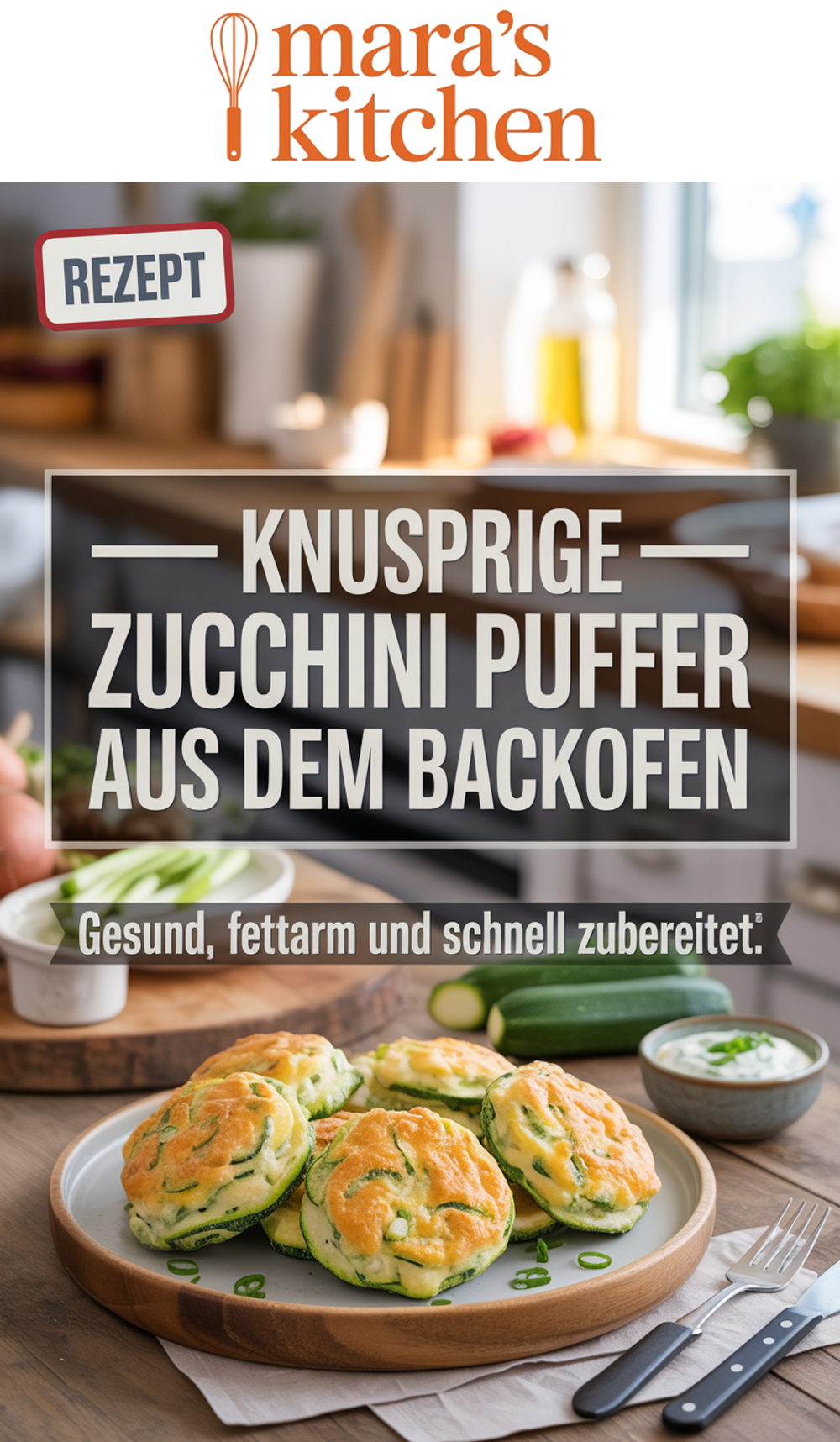 Wunderbar Zucchini Kse Puffer Fotos